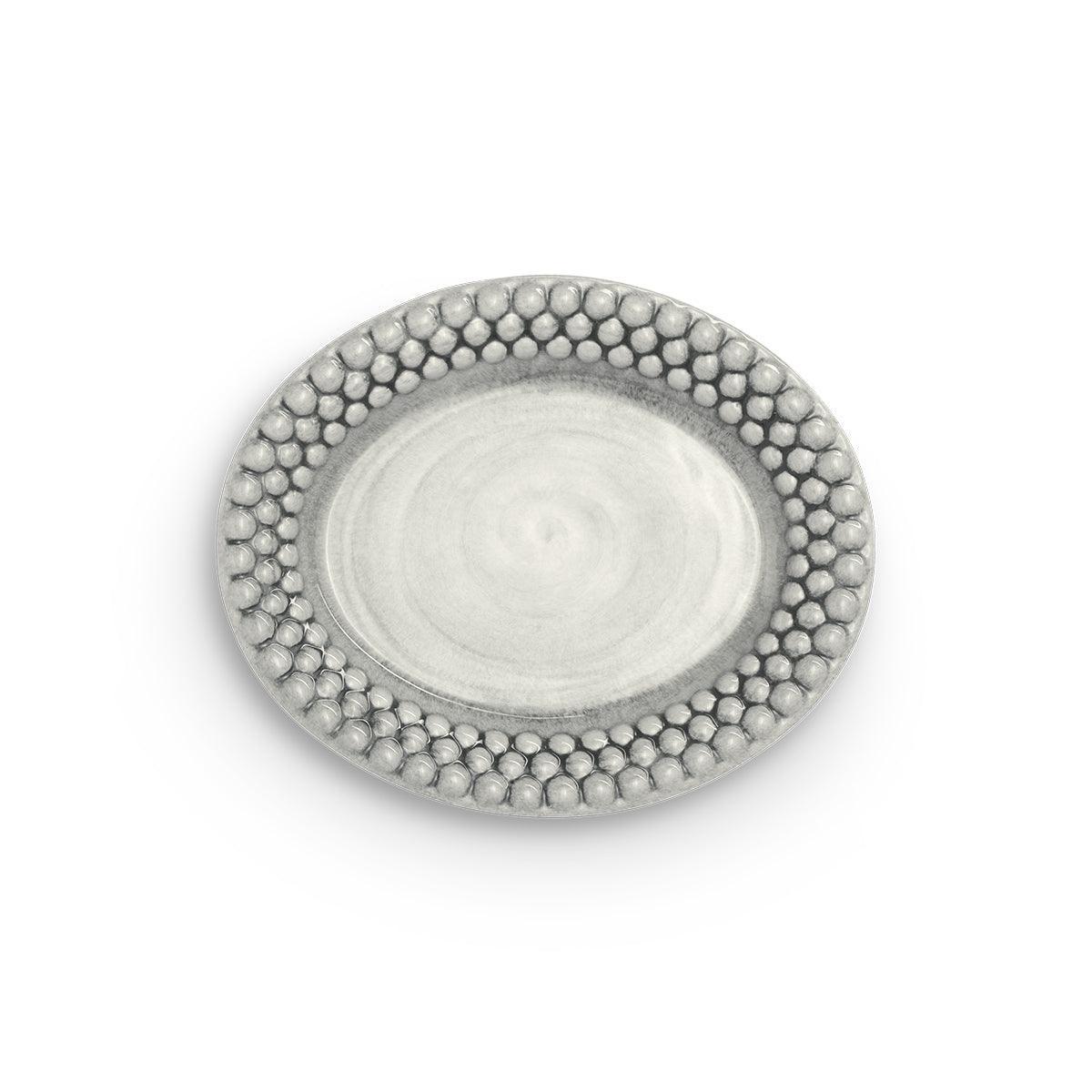 oval plate bubble 20cm grey mateus - FOODIES IN HEELS